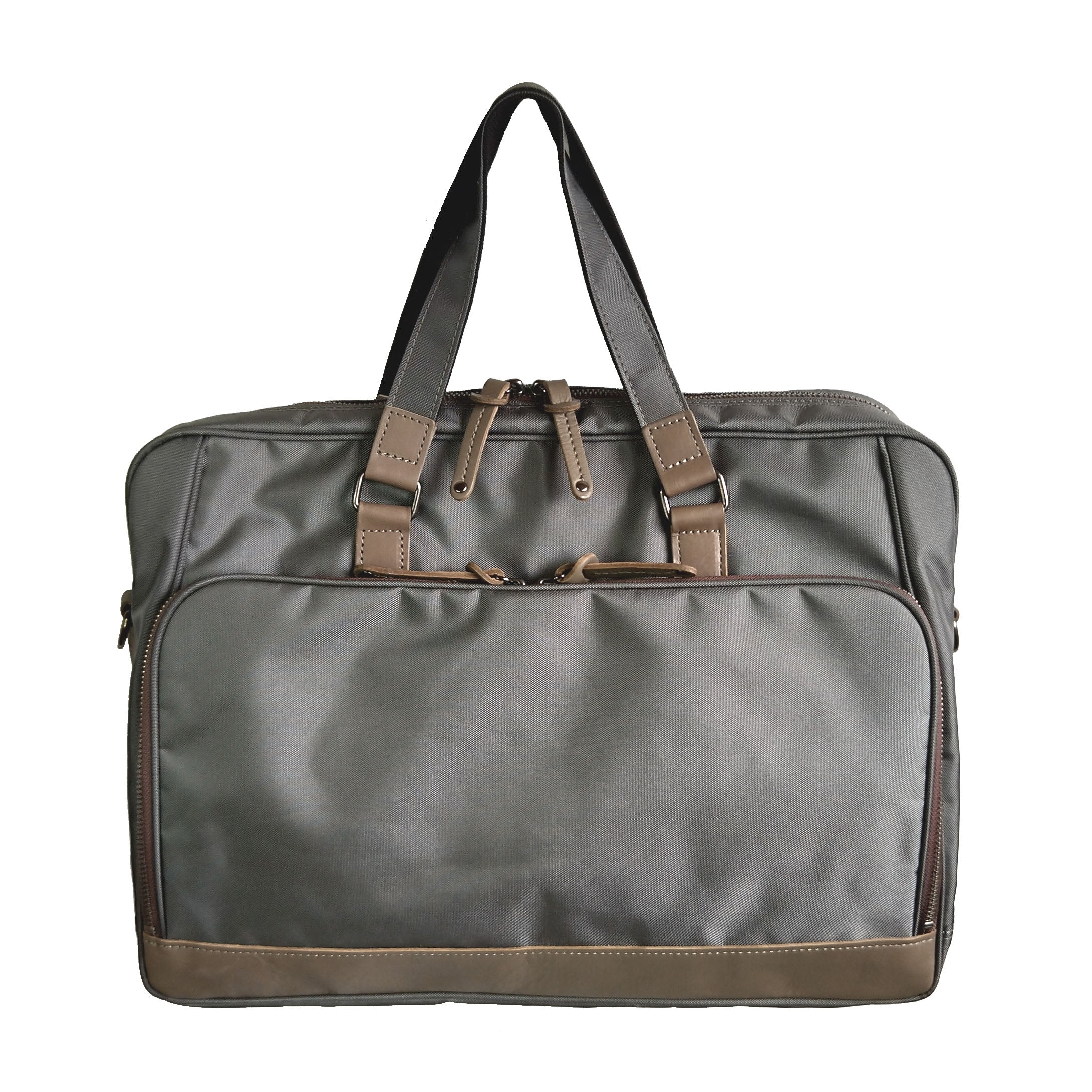 日本製／鎧布／GAIFU／A4ファイル対応／PC対応／2way／40cm／スリム／ビジネス／ビジネスバッグ／1ルーム／キャリー装着可／アウト ...